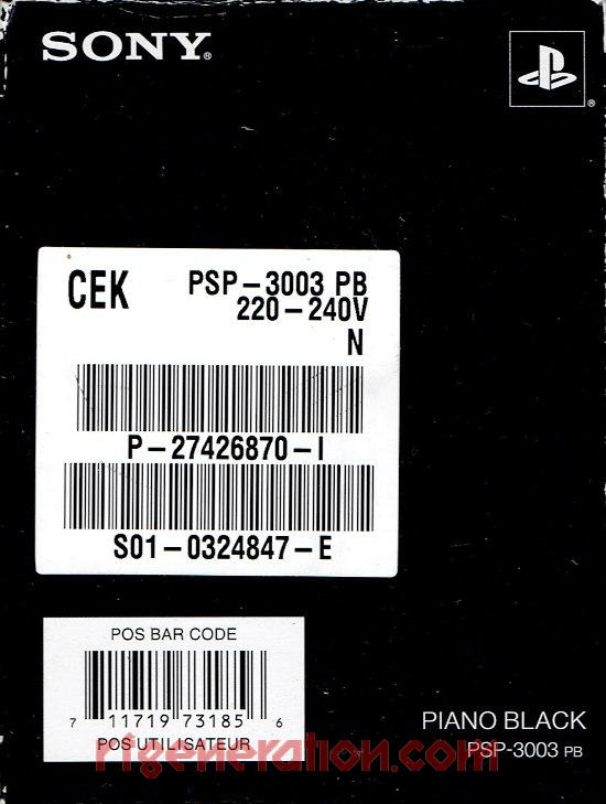 psp 3003 release date